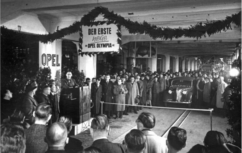 Vor 75 Jahren: Opel nimmt Pkw-Produktion in Rüsselsheim wieder auf