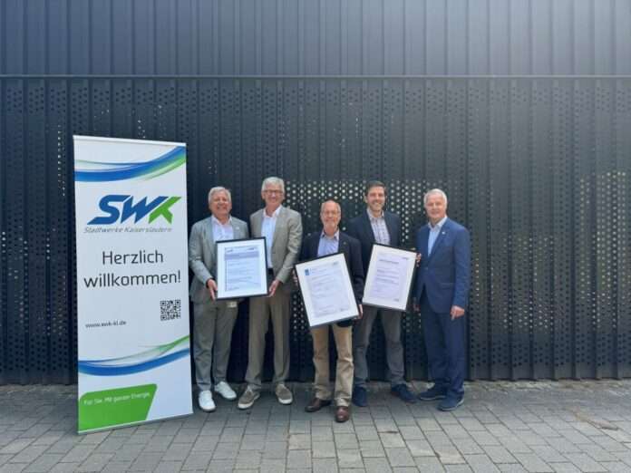 Zertifizierung der SWK Stadtwerke Kaiserslautern